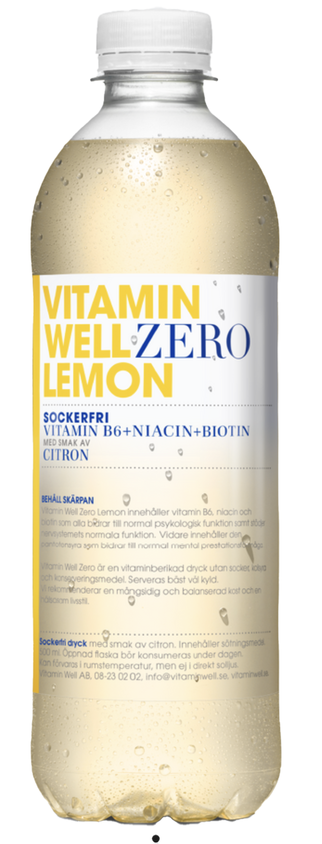 VITAMIN WELL ZERO CITRON 50CL – Selecta Sverige