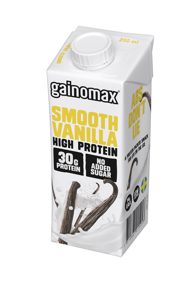 Gainomax Highprotein Drink Vanilla – Selecta Sverige